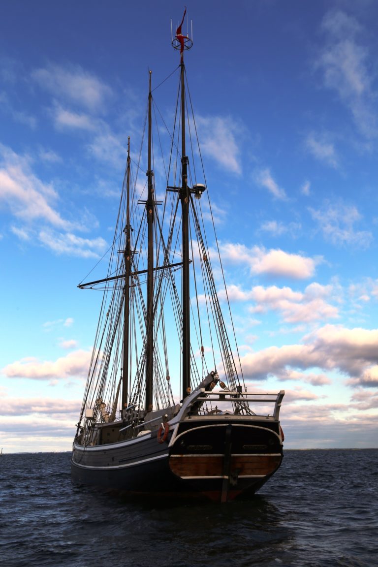 Fulton placerede en ankerbøje, så større skibe i fremtiden kan sætte ...