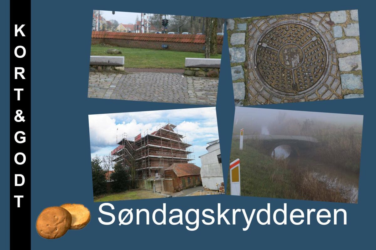 Søndagskrydderen ser på restaureringer, nye granitblokke, kloakriste ...