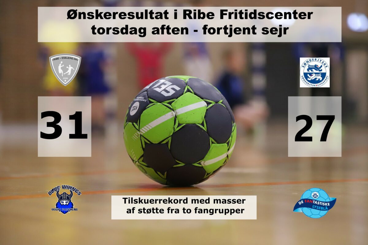 REHH- SønderjyskE: Der venter en spændende håndboldmatch torsdag aften ...