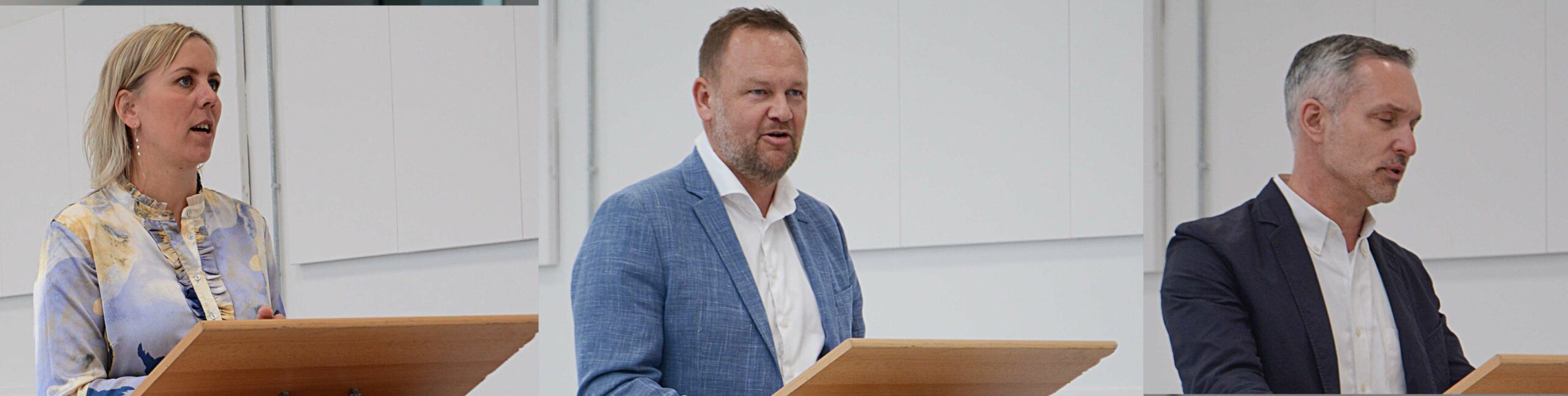 tre personer - Ryk Ind