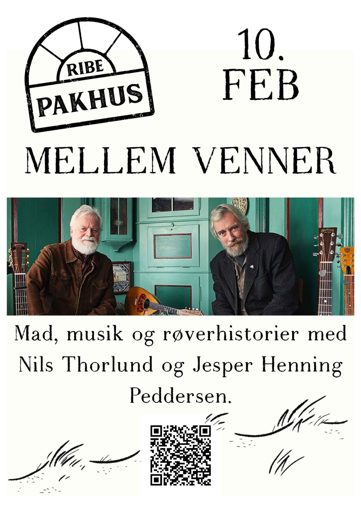 Mellem Venner – musik, tanker og livserfaring i Ribe Pakhus - Ryk Ind